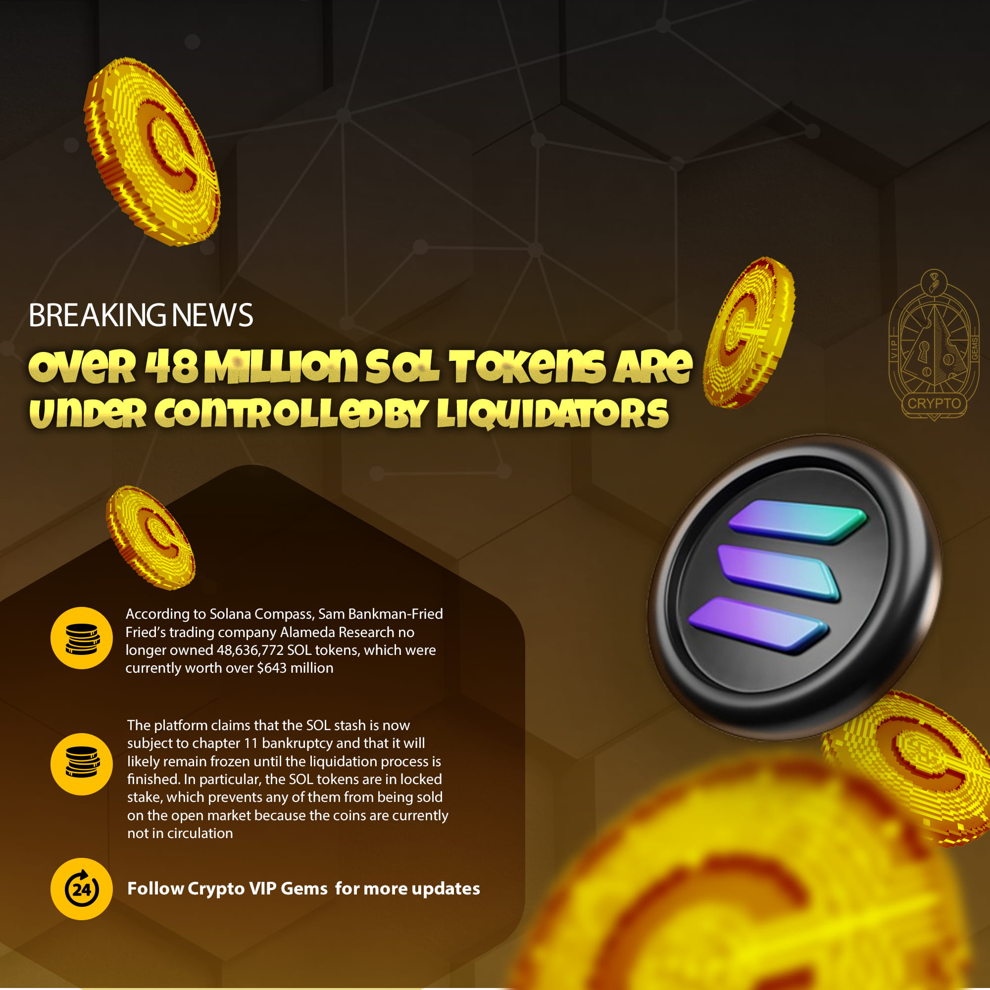 Over 48 Million SOL Tokens Are Under Controlled By liquidato ...