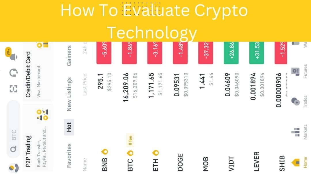 How to evaluate crypto technology 👇 >The whi | Kasonso-Cryptography on ...