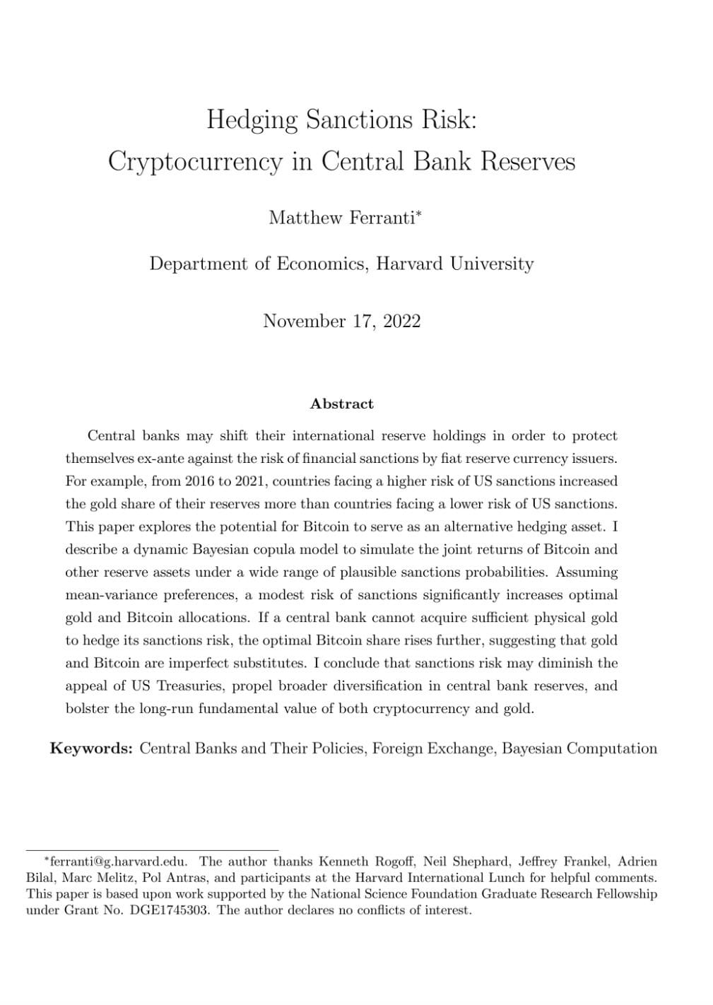 New Harvard University economics paper explains why banks | UsamaCipher ...