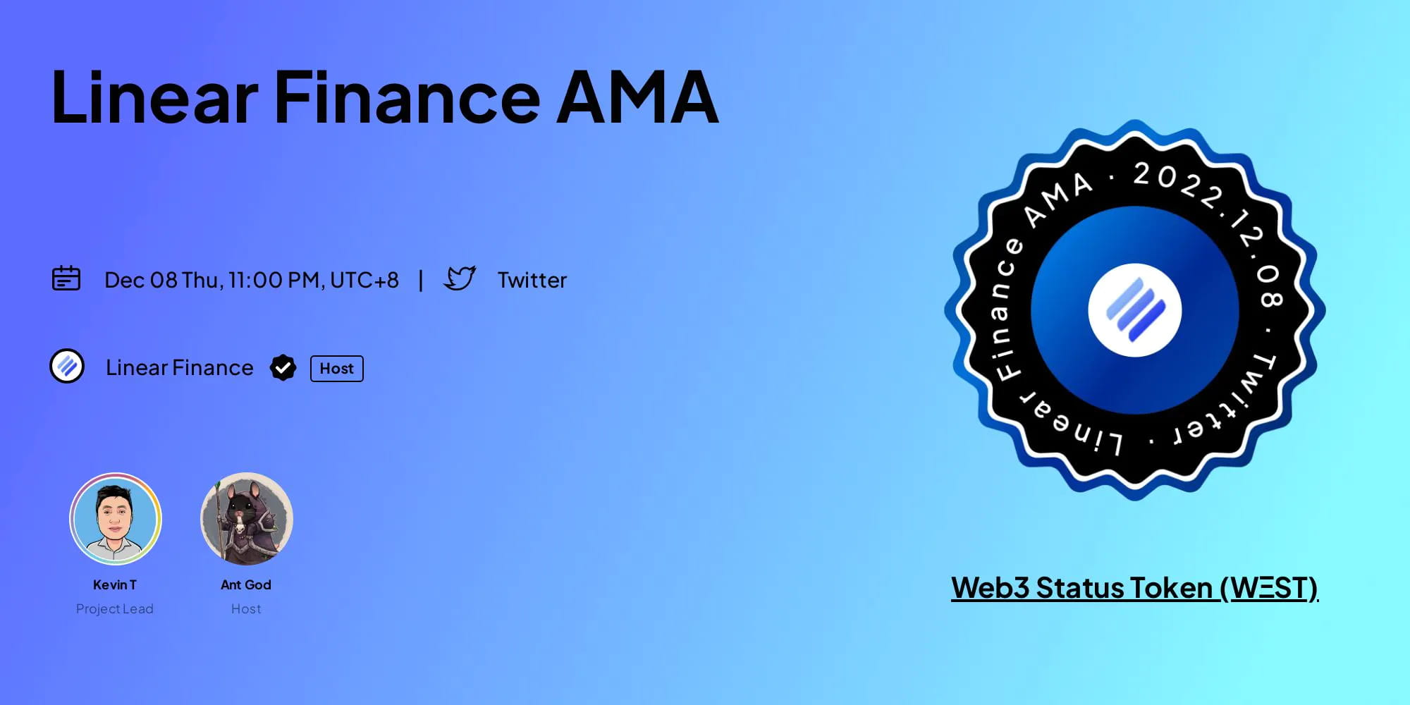 REMINDER: Linear Finance #AMA this week! Submit your quest | LinearFinance в Binance Square