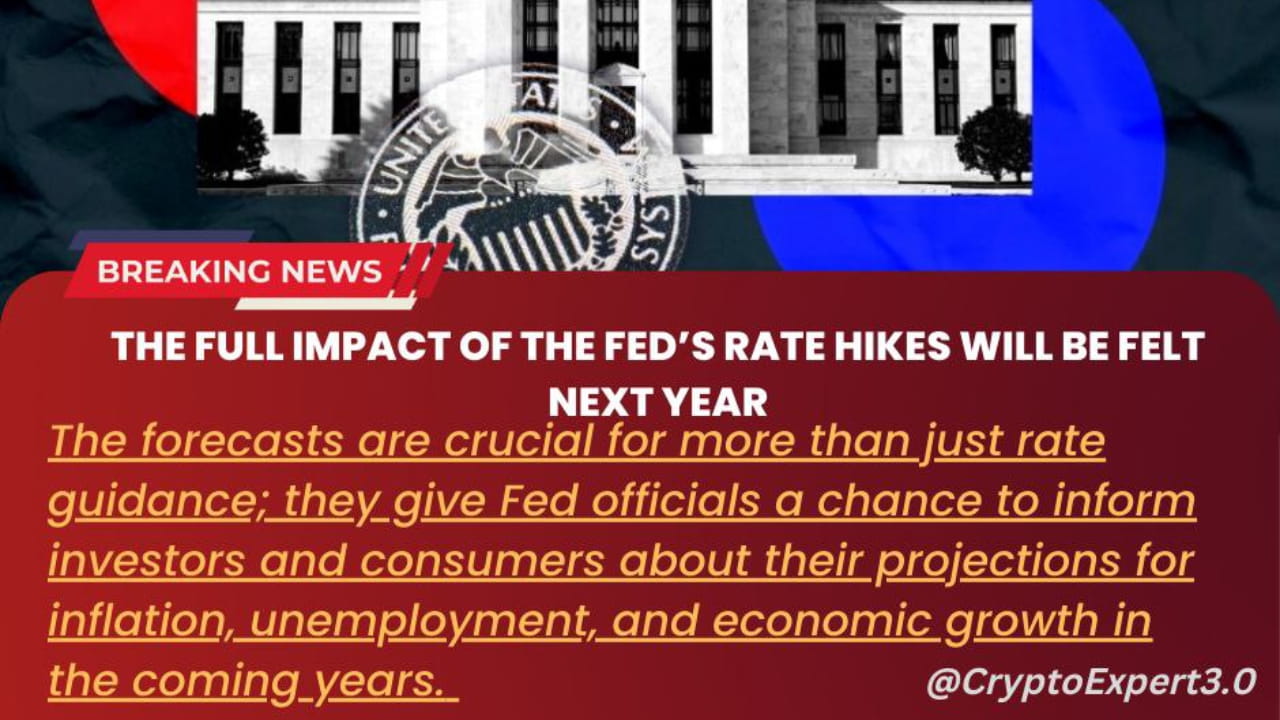 The full impact of the Fed’s rate hikes will be felt next year ...