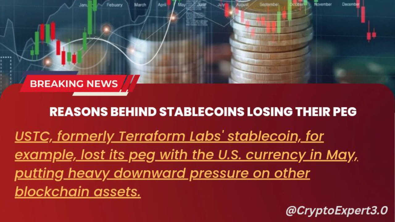 Reasons Behind Stablecoins Losing Their Peg | CryptoExpert on Binance ...