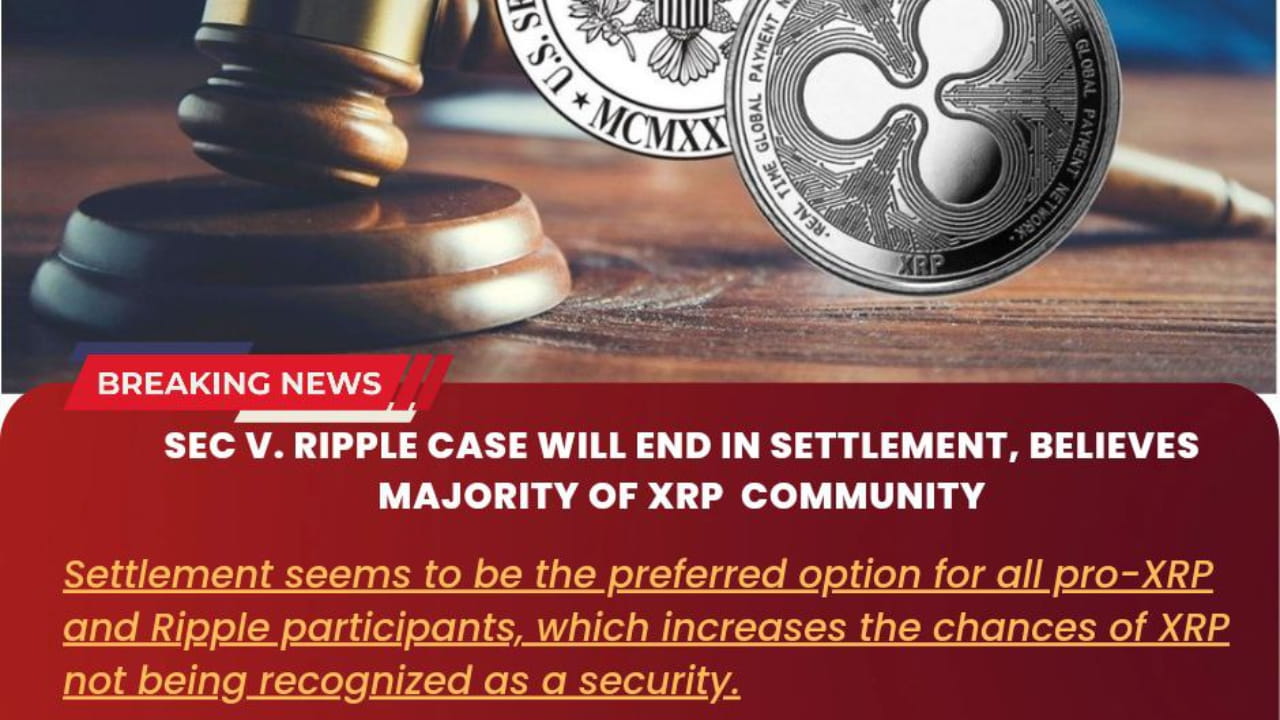SEC v. Ripple Case Will End in Settlement, Believes Majority of XRP Community | CryptoExpert on ...