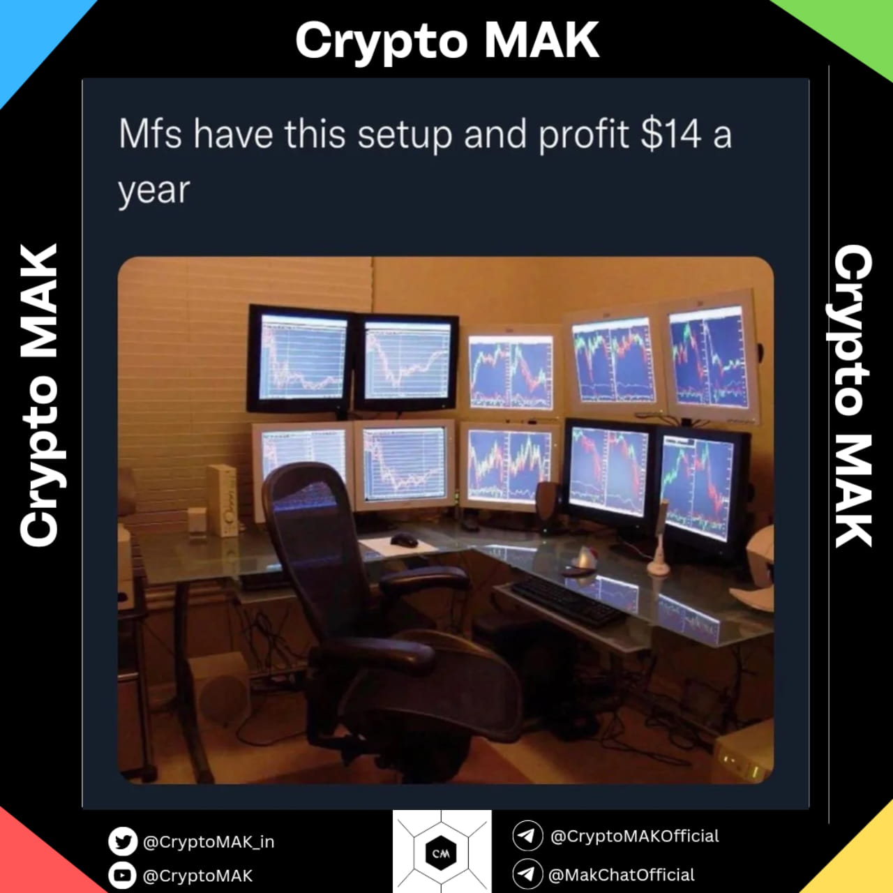 Funny Crypto Meme🤣 #CryptoMAK | Crypto-MAK on Binance Square