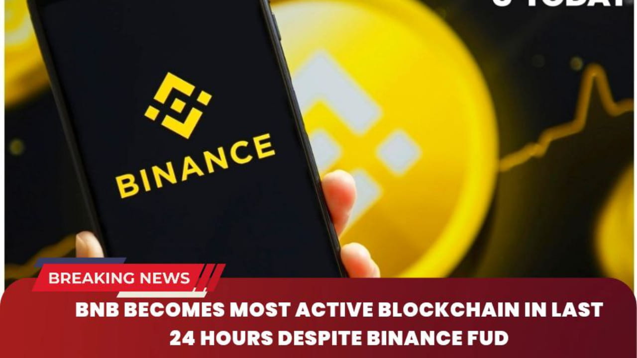 BNB Becomes Most Active Blockchain in Last 24 Hours Despite Binance FUD | CryptoExpert on ...