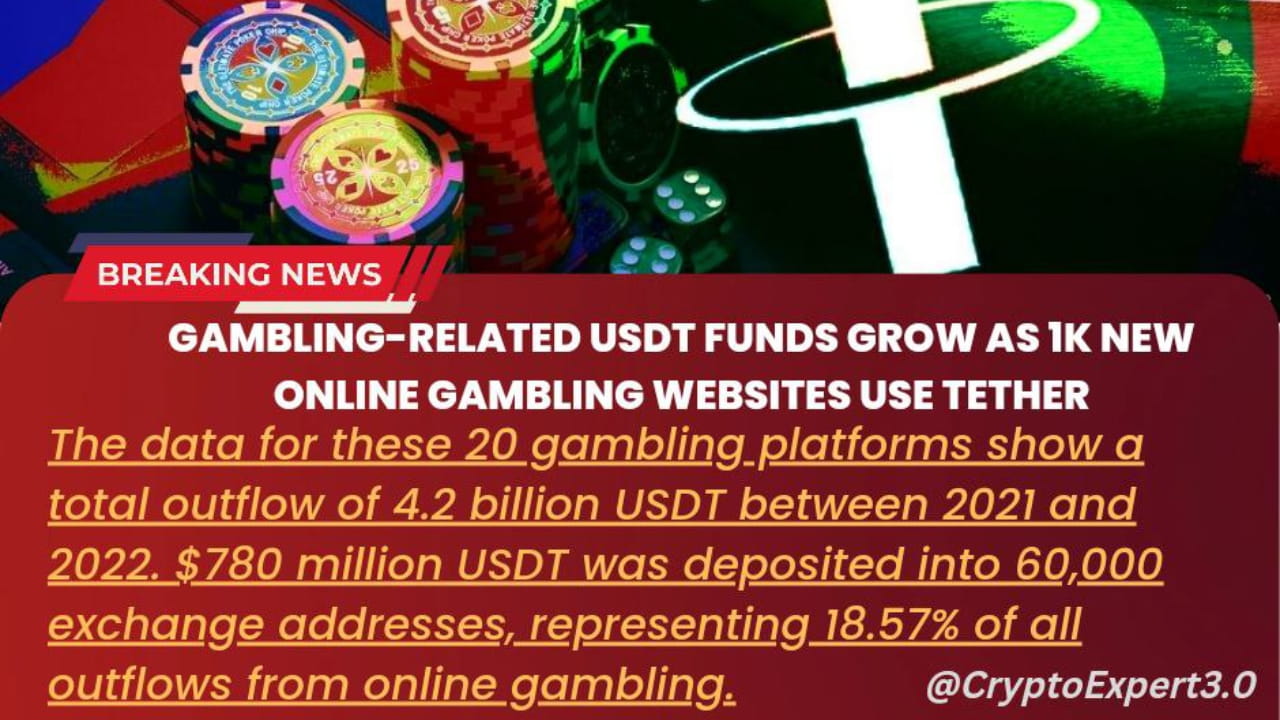 Gambling-related USDT funds grow as 1k new online gambling websites use ...