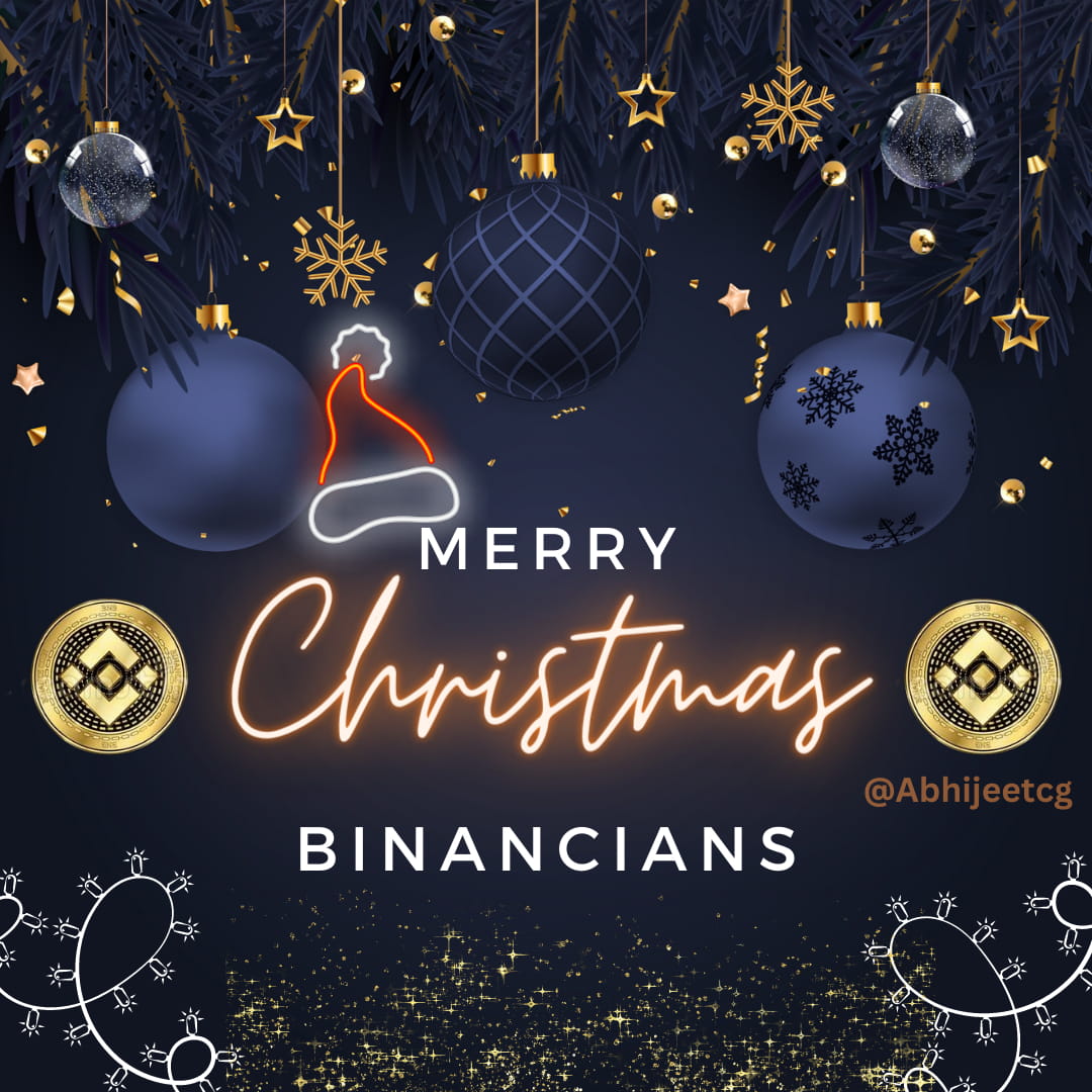 🔸🔶 Merry Christmas Binancians 🔶🔸 | Abhijeetcg on Binance Square