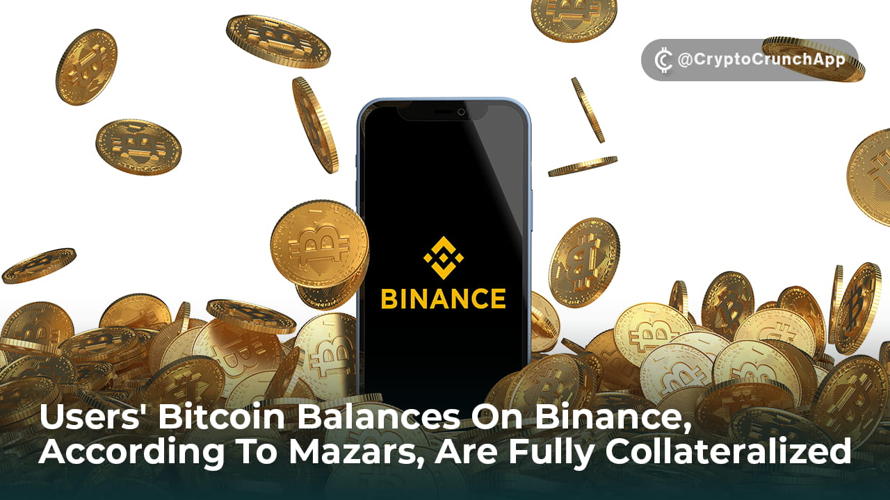 Users' Bitcoin Balances On Binance, According To Mazars, Are Fully Collateralized | Cca123 on ...