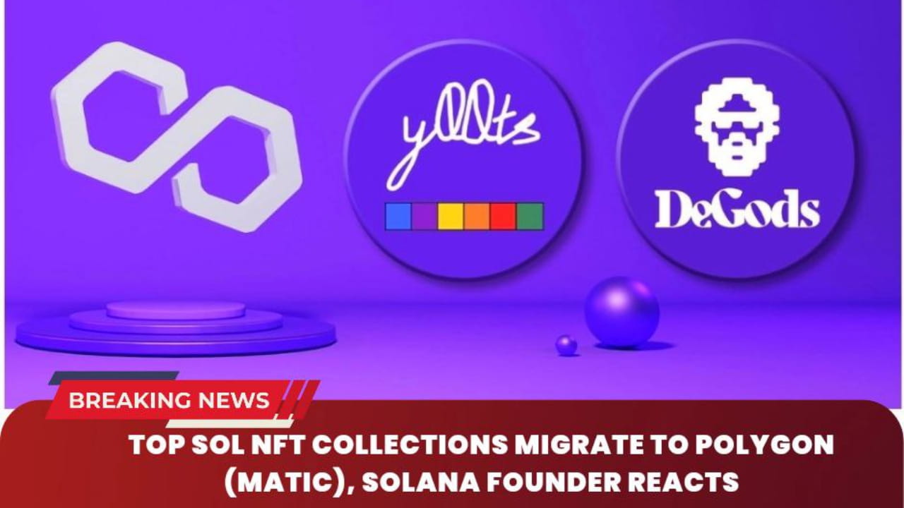 Solana 创办人回应，顶级 SOL NFT 系列已迁移至 Polygon (MATIC) | CryptoExpert发布于币安广场