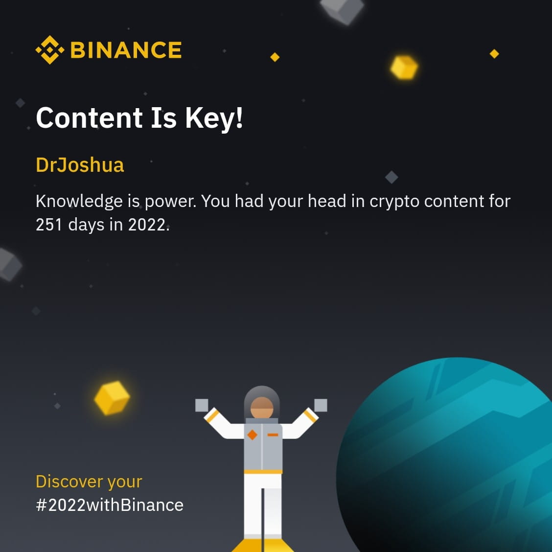Without rain nothing grows.. 📈 #Binance #2022withBinance | Dr Joshua on ...