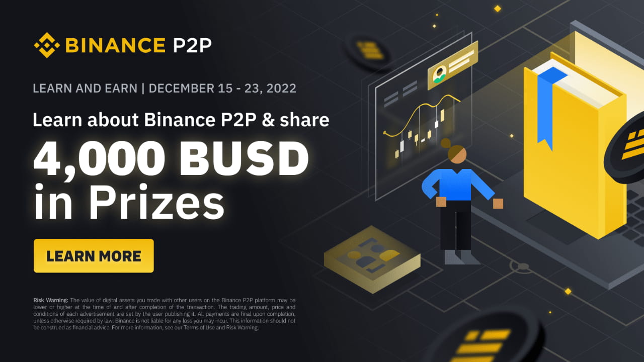 Learn and Earn: Learn about Binance P2P and share 4000 BUSD in prizes | CRYPTOUSDUA on Binance ...