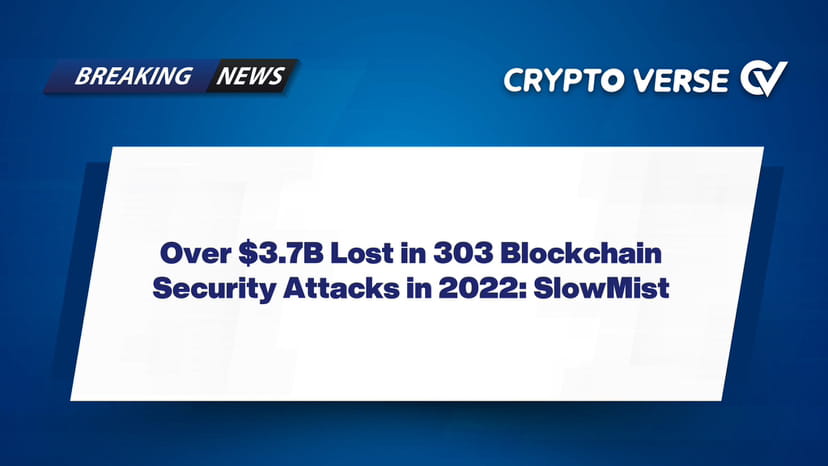 🔷 Over $3.7B Lost in 303 Blockchain Security Attacks in 20 | Crypto Verse on Binance Square