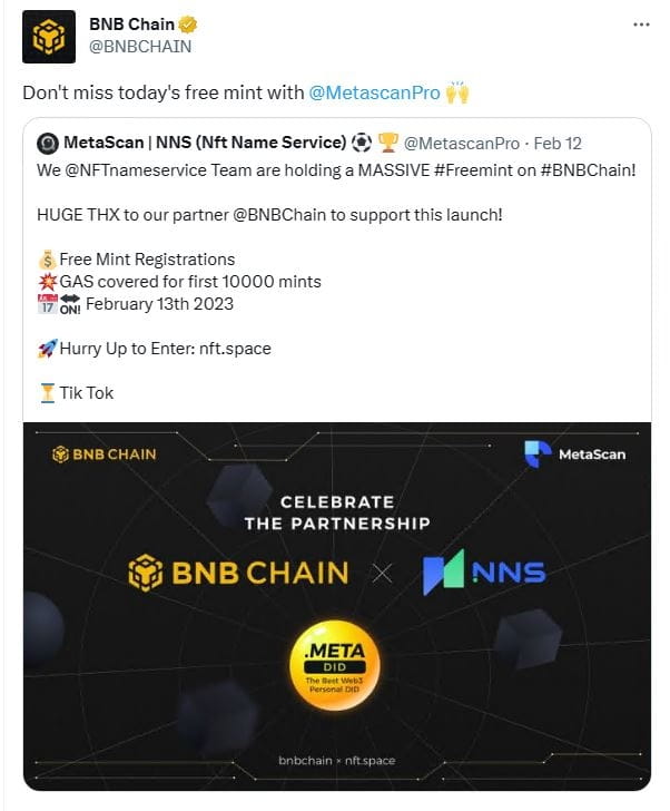 Forget it, let’s give you some benefits. The founder of BNB | Sai x ...