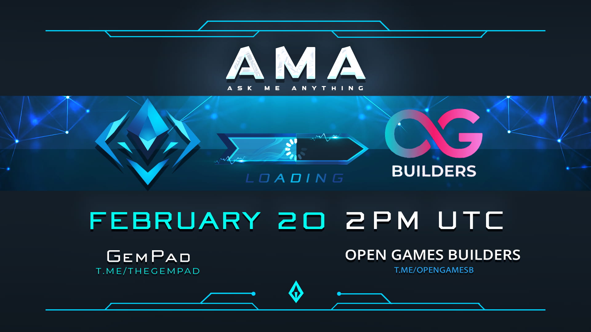 💎 OPEN GAMES BUILDERS AMA ANNOUNCEMENT 💎 We're proud to a | GemPad on ...