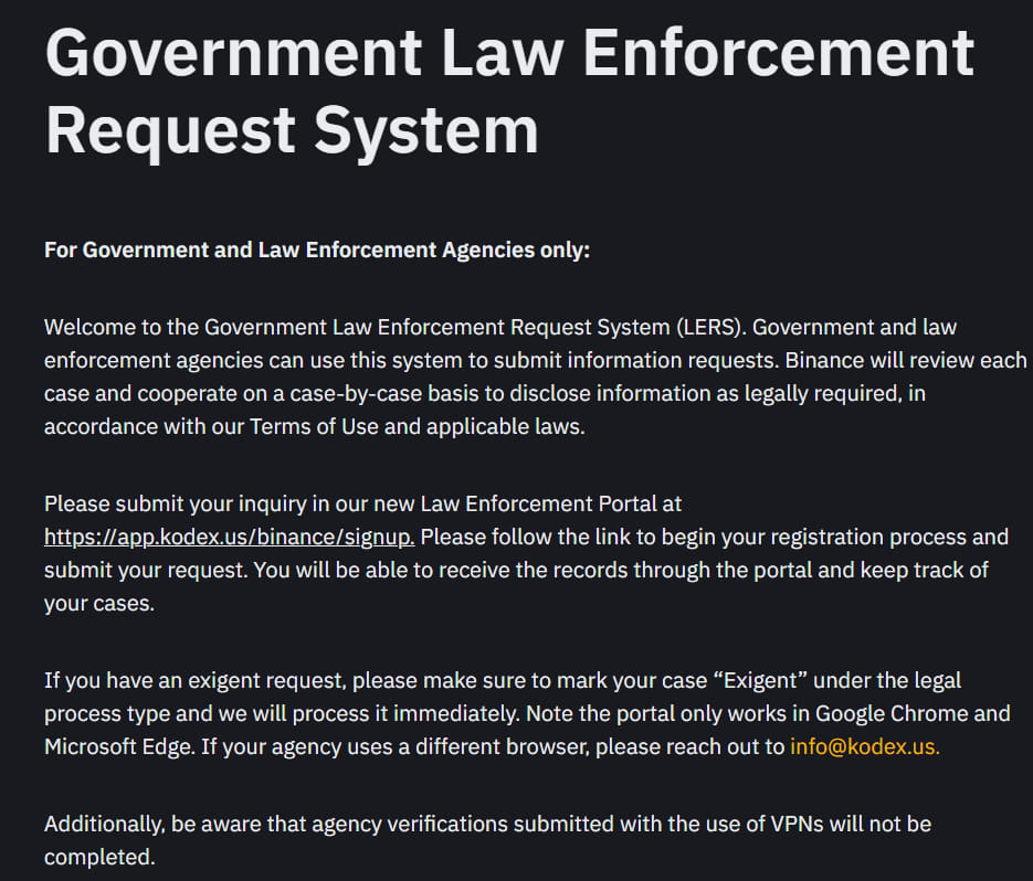 Government Law Enforcement Request System (LERS), Government | Lord_BNB ...