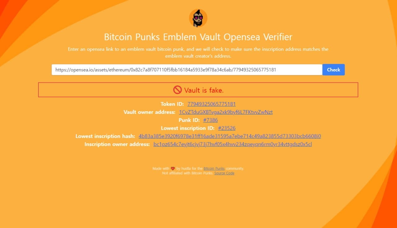 🚨How to identify a fake Bitcoin Punk by Opensea🚨 Currentl | ZTH Crypto ...