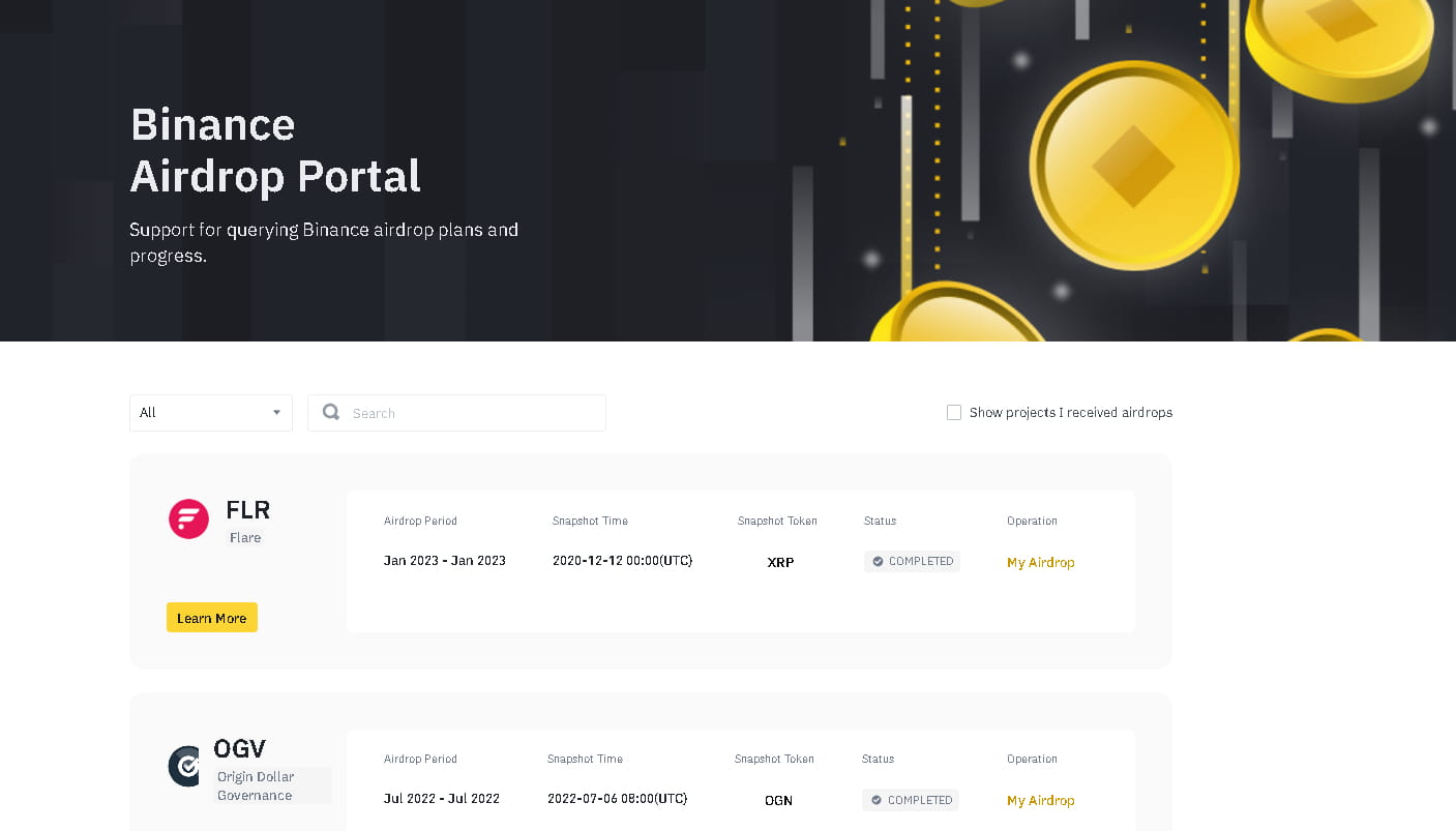 Bianance Launches Airdrop Portal 🔥 #Binance #crypto2023 #d | ZTH Crypto - Exploring Crypto ...