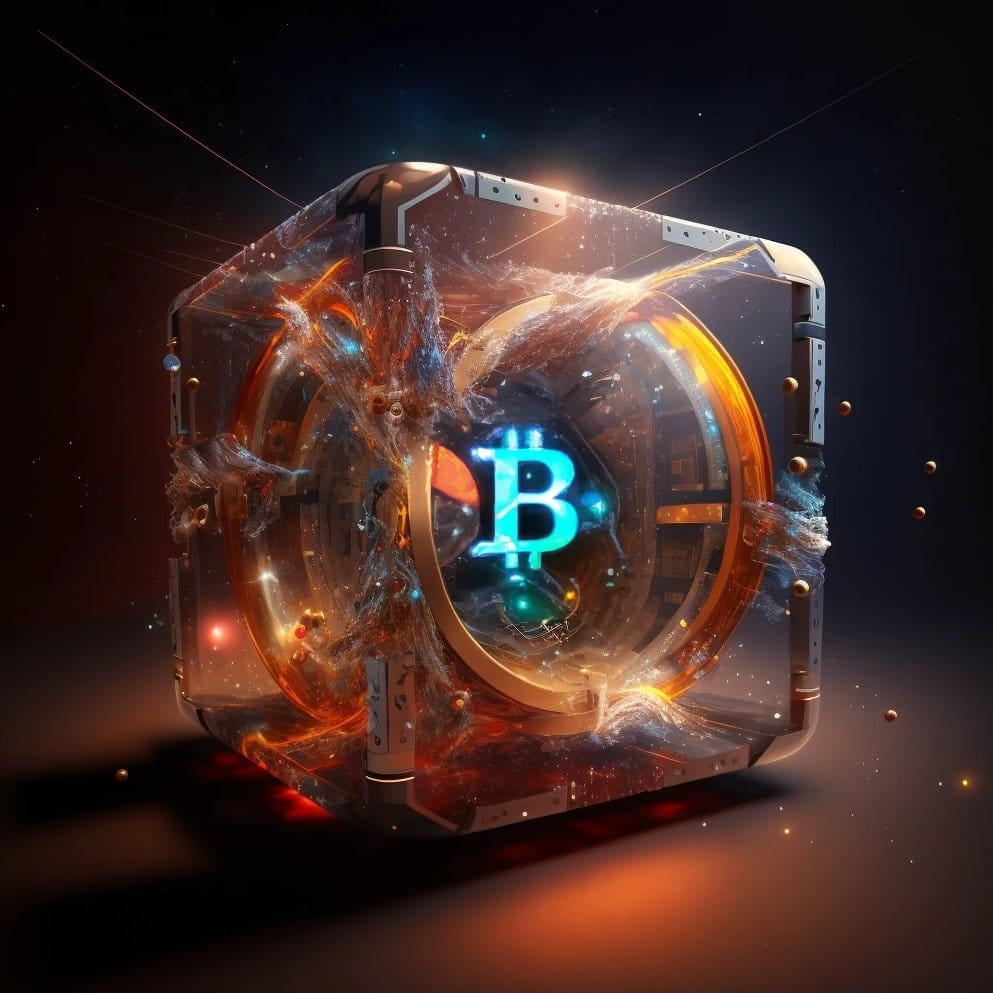 #Bitcon secures your wealth through time and space using en ...