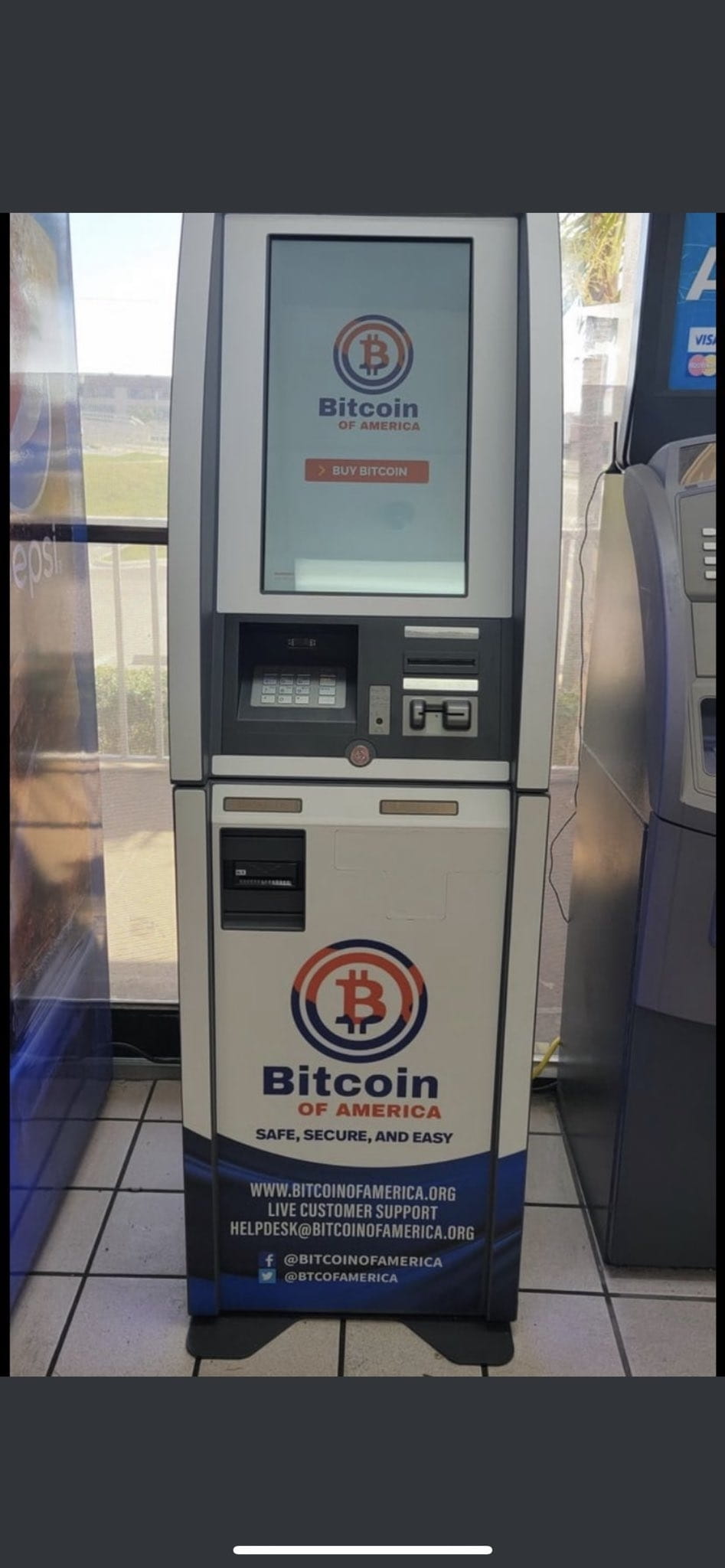 NEW: #Bitcoin ATM spotted in Florida, USA 👀 🇺🇸 #BTC #c | CryptoSpartans ...