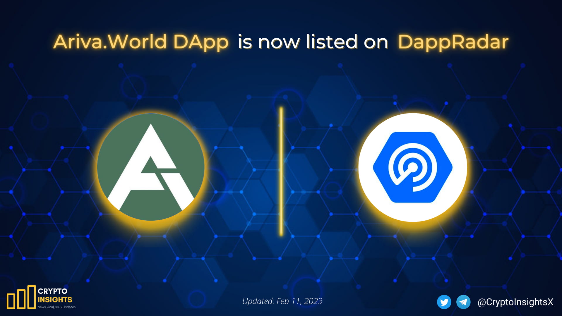 Ariva.World DApp is now listed on @DappRadar @ArivaCoin is | Crypto Insights on Binance Square