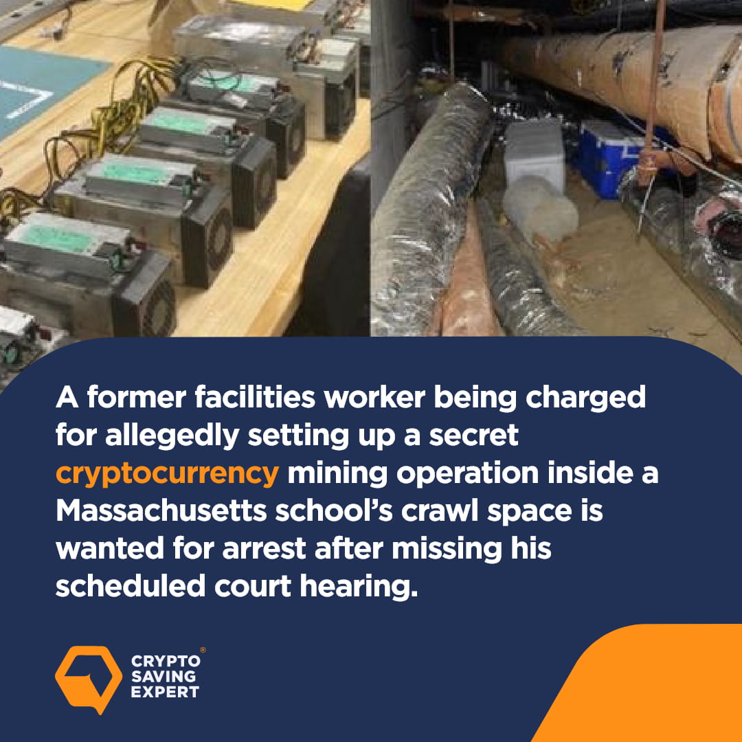 U.S. man arrested over secret crypto mine hidden under a sch | Crypto Saving Expert on Binance ...