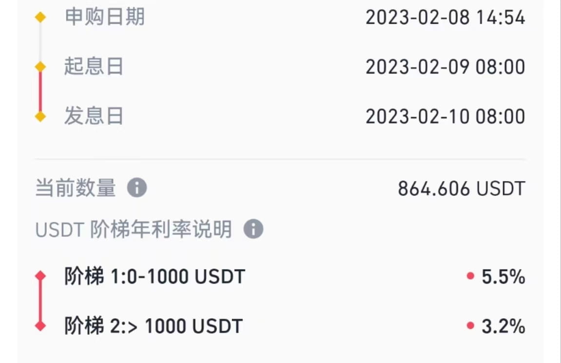 Binance #Binance #usdt The financial interest rate of stable | 虾币币的比特世界 ...