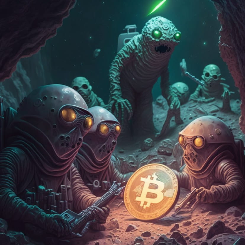 Don't give the Space Aliens your #Bitcoin 👀👀 | Crypto GEMs on Binance ...