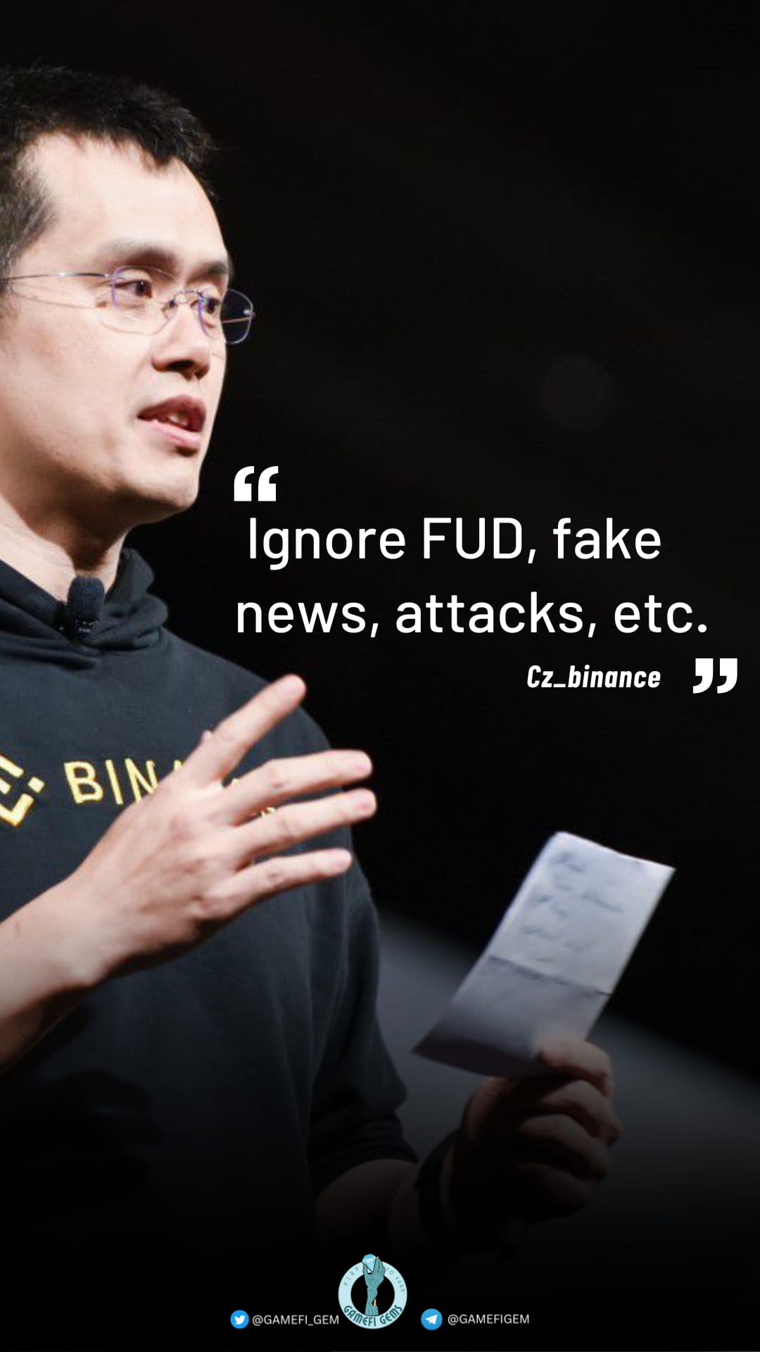 4. Ignore FUD, fake news, attacks, etc. | Gamefi Gems on Binance Square