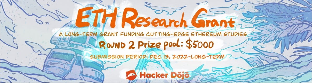 ETH Research Grant is still open for application🤲 It's fun | DoraHacks ...