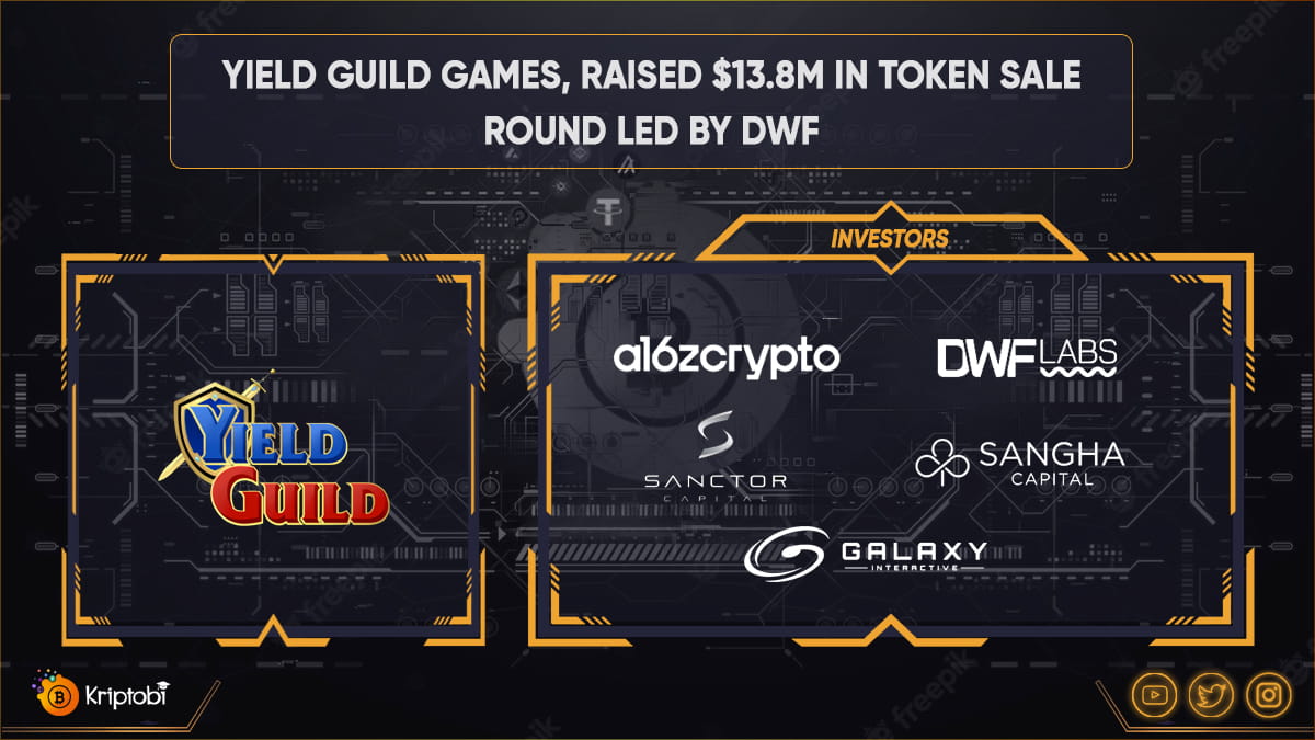 Yield Guild Games raised $13.8 million in DWF Labs-led | Kriptobi on ...