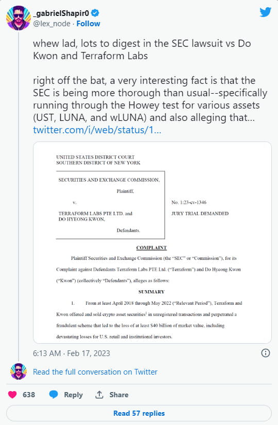 Delphi Labs: Terra Lawsuit is "ROADMAP" for Attacking Other Stablecoins | Crypto JK on Binance ...