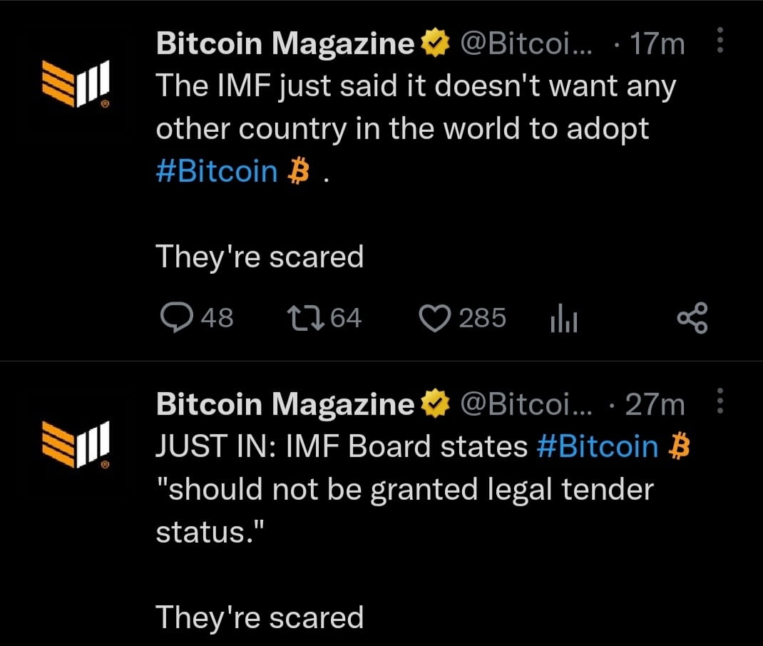 IMF has officially announced that #BTC shouldn't be Allowed | Crypto_Curran on Binance Square