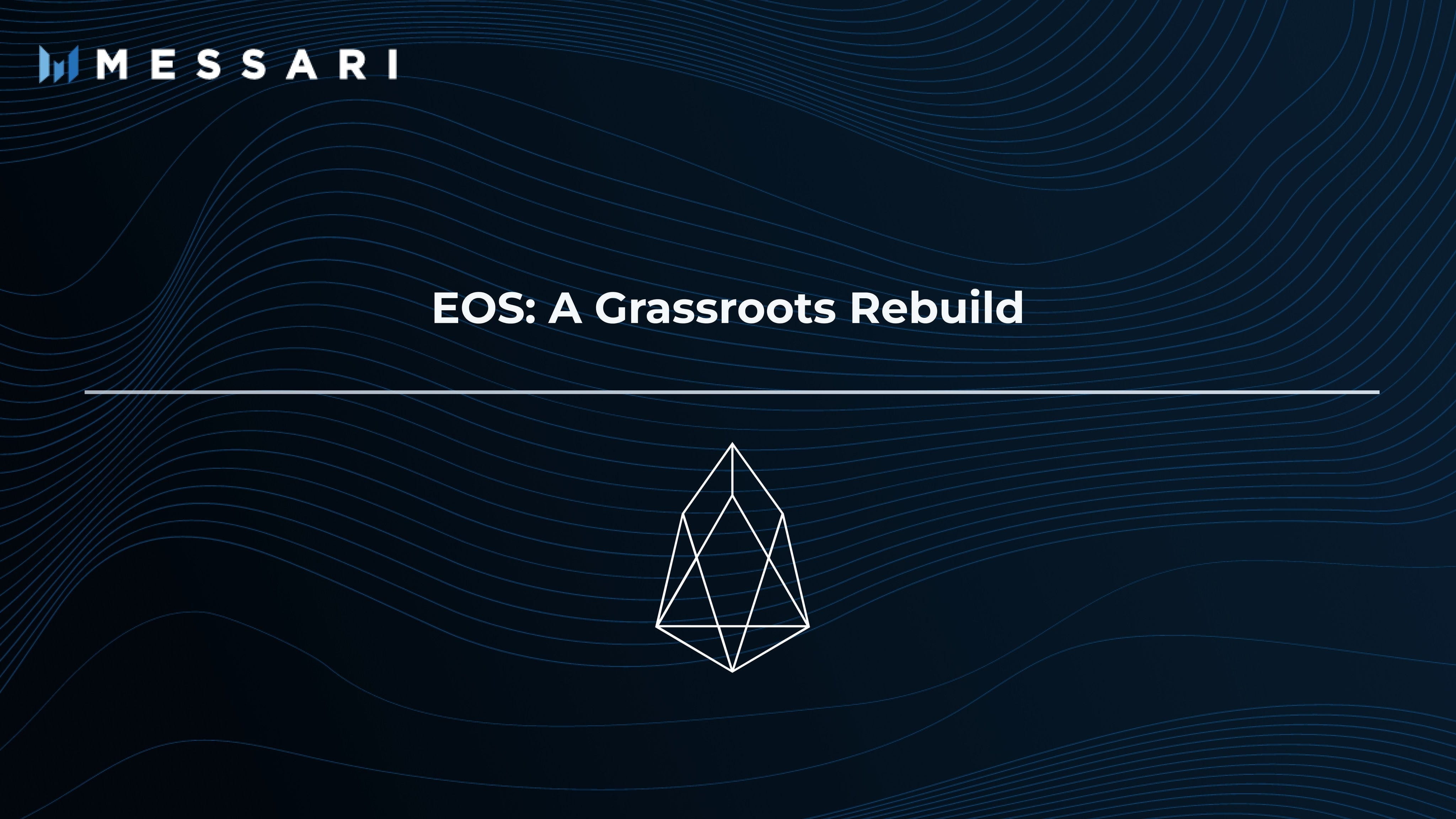 Recently, Messari, an industry-leading blockchain analysis c | EOS网络基金会 ...