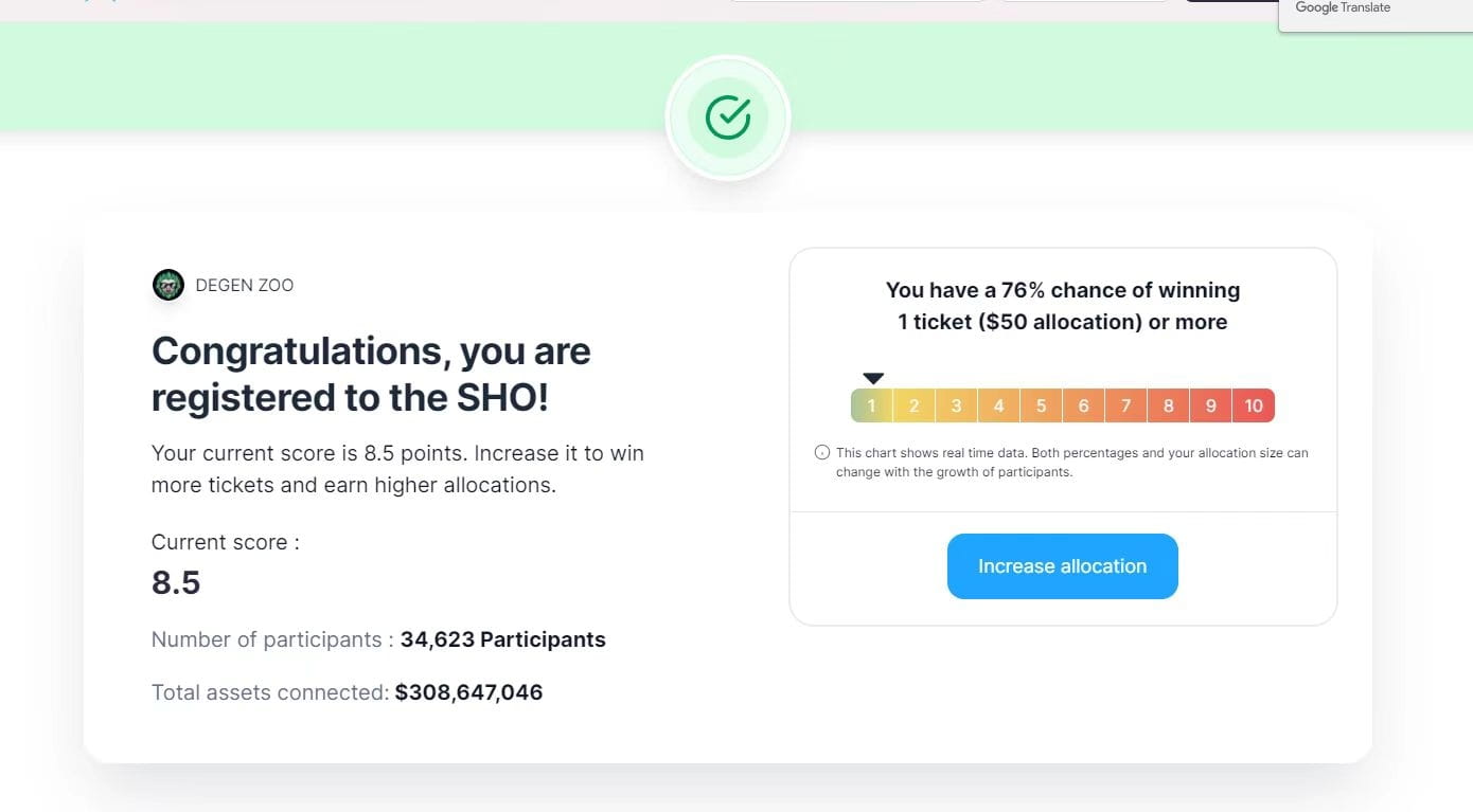 I think it’s a pretty good project. Twitter @Degen_Zoo, @The | defi520 ...