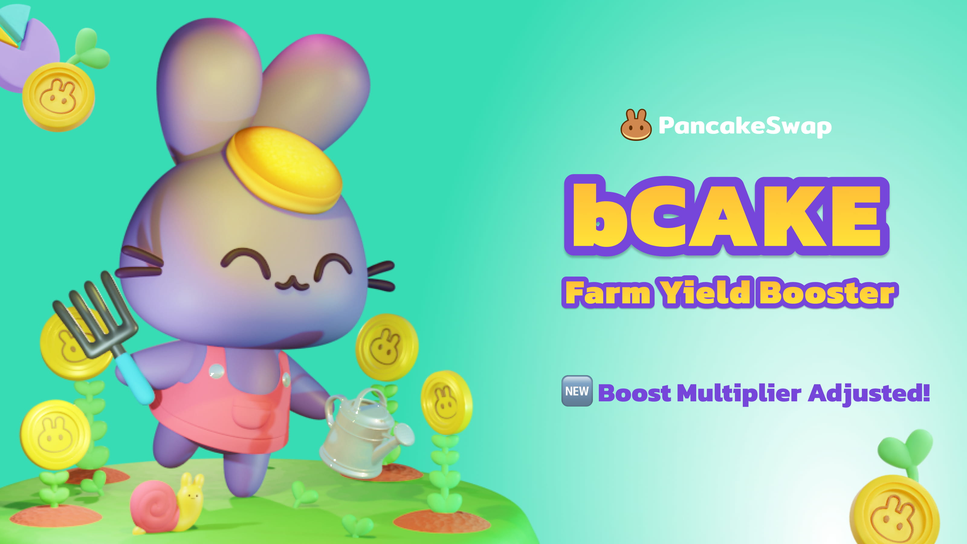 📈 We have updated the multipliers for bCAKE-Farm Boosters ...