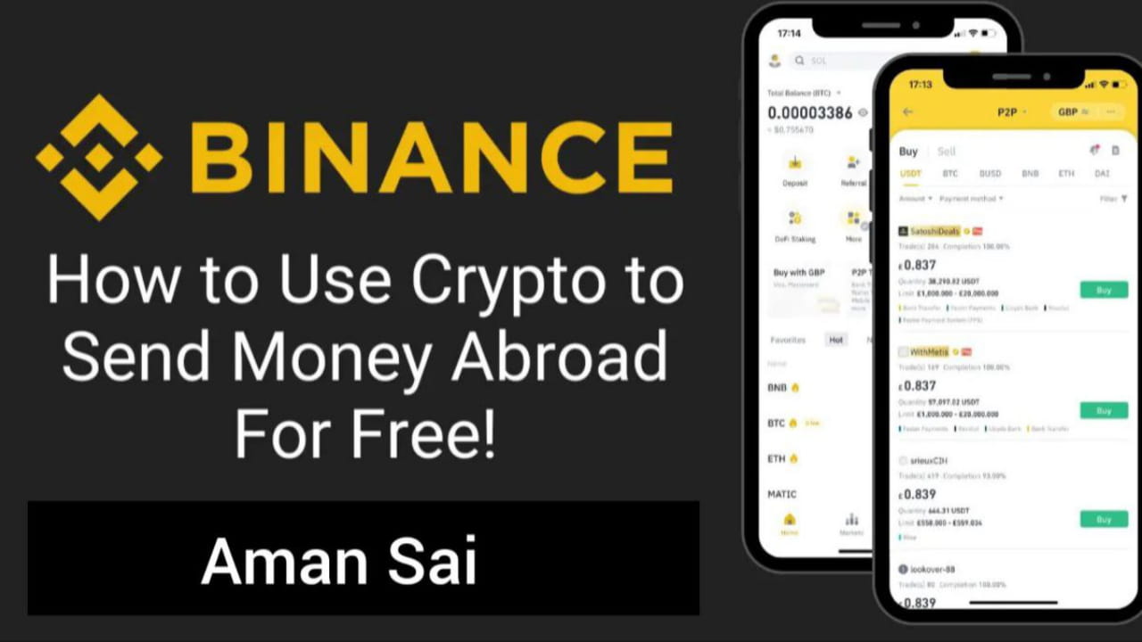 How To Use Crypto To Send Money Abroad For Free | Aman Sai on Binance Square