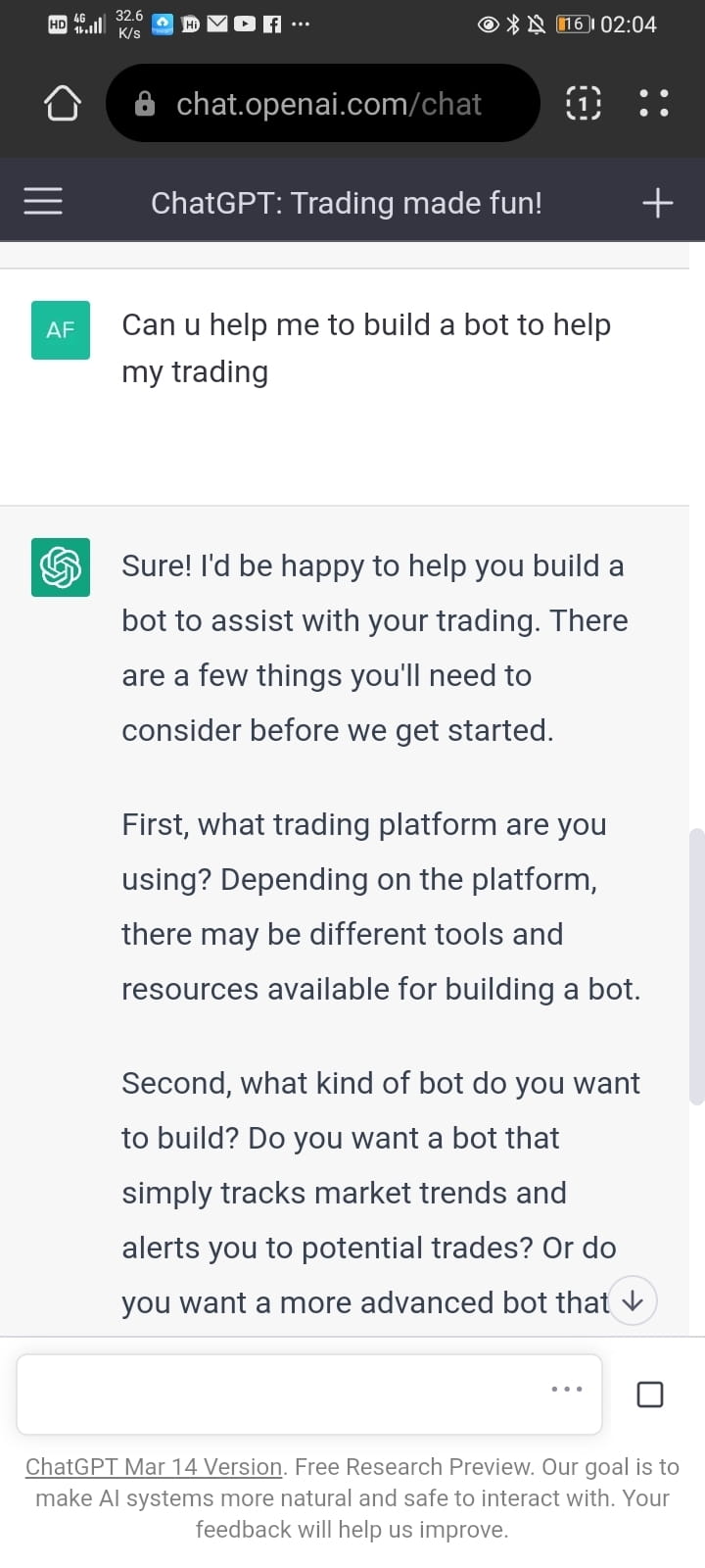 Trade Like a Pro with Your Own GPT-4 Trading Bot-make it fre | Whale Tracker on Binance Square