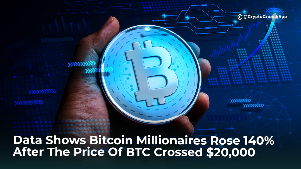Data Shows Bitcoin Millionaires Rose 140% After The Price Of BTC ...