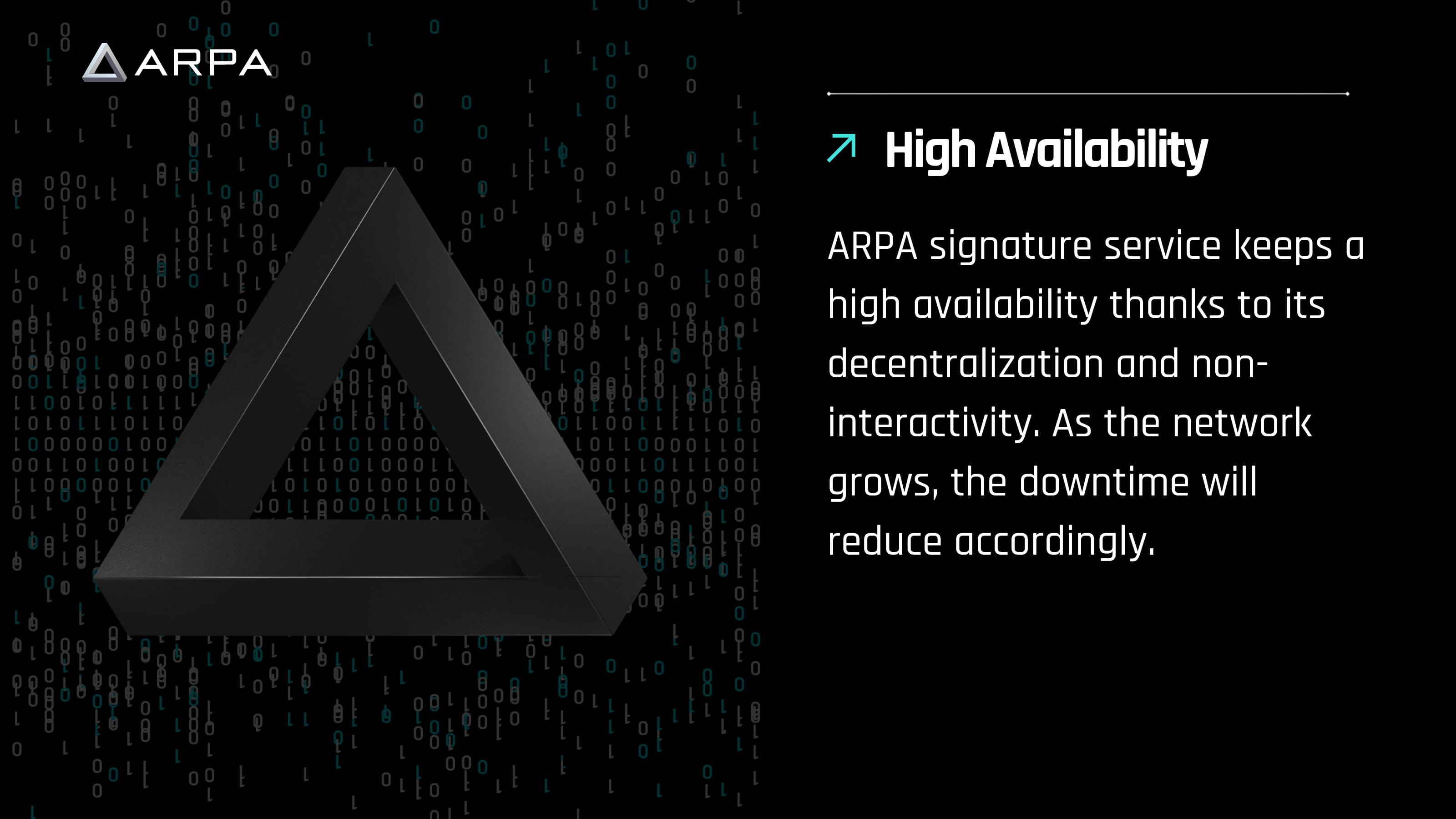 Why #ARPA ? High Availability: ARPA signature service keeps | ARPA on ...