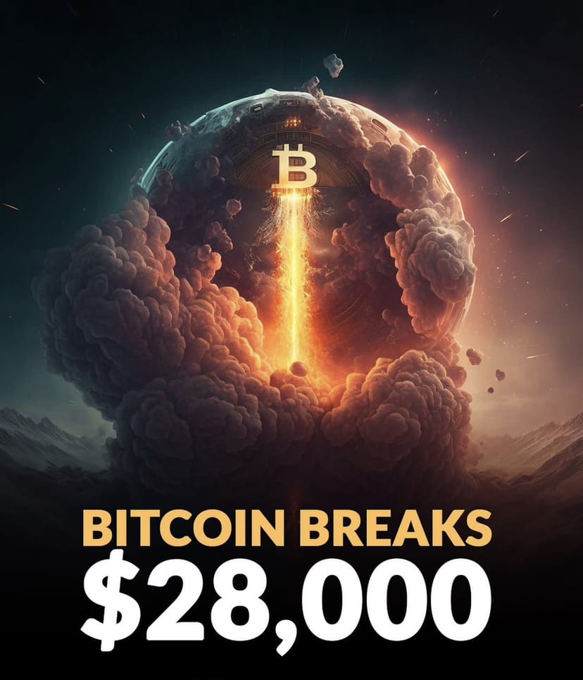 🚨 Breaking News 🚨 Bitcoin breaks $28.000 🚀! What are y | Crypt_PL on Binance Square