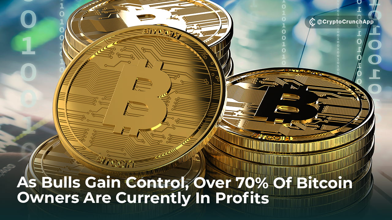 As Bulls Gain Control, Over 70% Of Bitcoin Owners Are Currently In ...