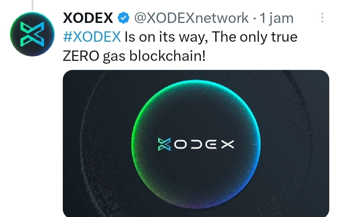 xodex is one of the coins that carries ZERO Gas fee? do you | Forum Crypto Indonesia on Binance ...