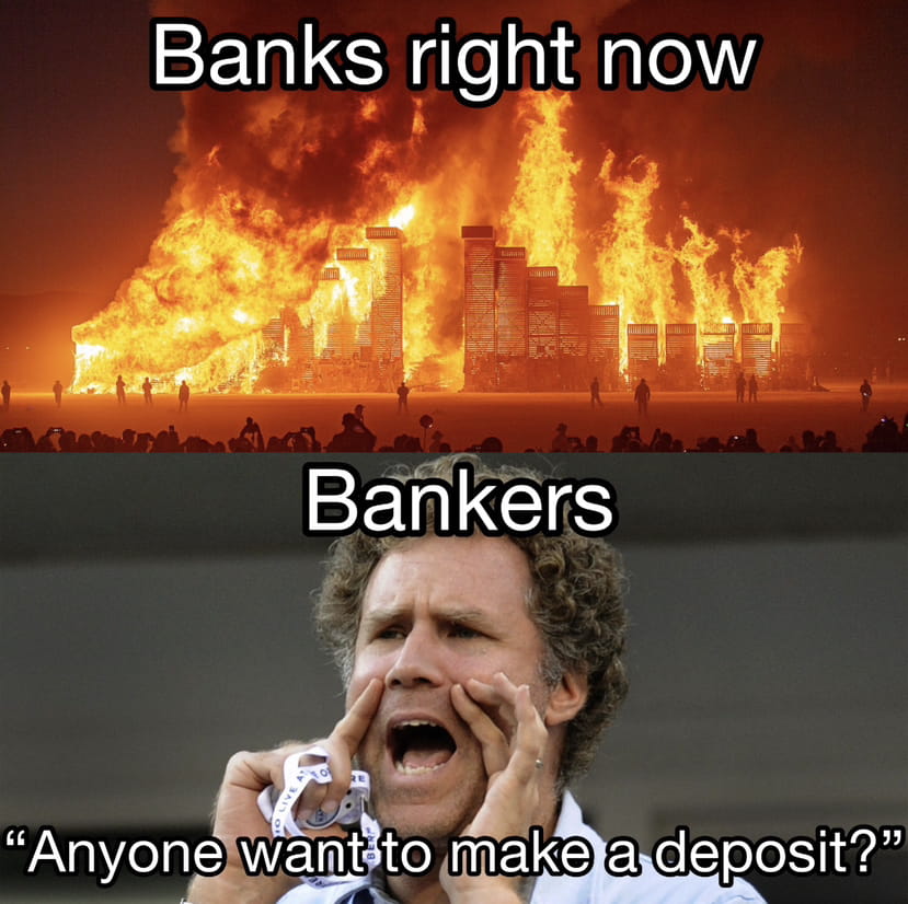 It’s funny how #crypto2023 is immune to fractional reserve banking # ...
