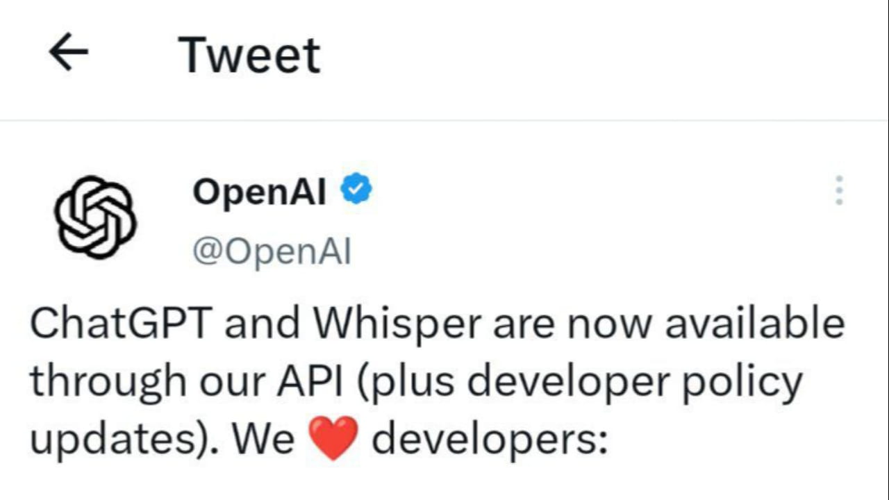 OpenAI releases ChatGPT API | Diamondwhale on Binance Square