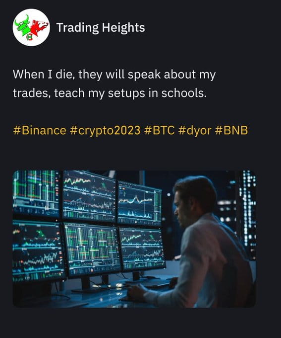 #Binance #crypto2023 #BTC #dyor #BNB | Trading Heights on Binance Square