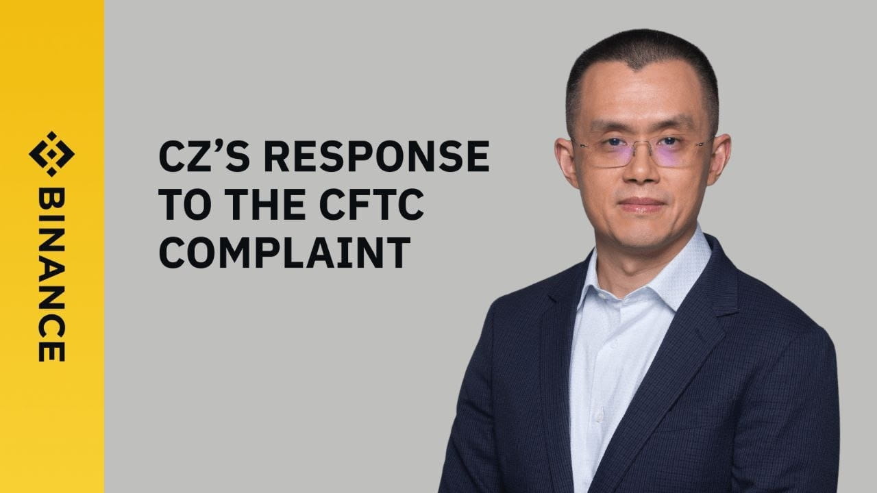 📌 CZ Responds to the CFTC Complaint ! #BTC #czbinance #kee ...