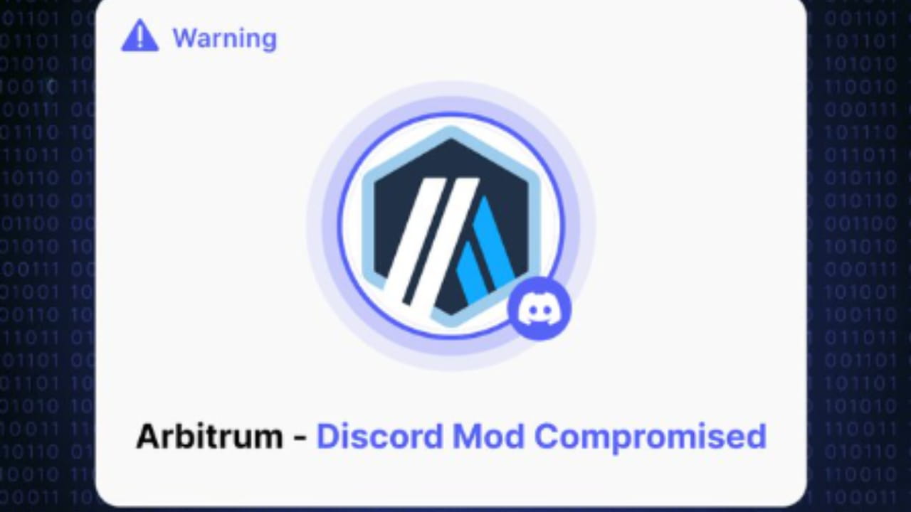 Arbitrum Discord hacker shares phishing notice amid airdrop hype | C3学院 ...