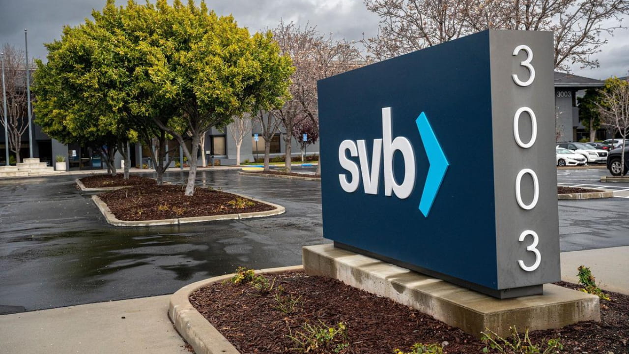 The source of today's big drop is SVB. Will SVB go bankrupt ...