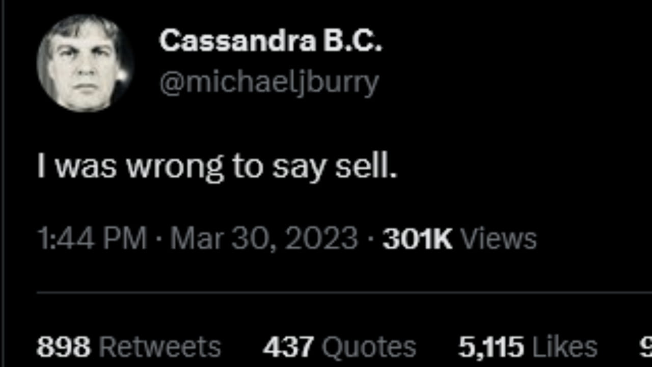 Michael Burry's Change of Heart: Extremely Bullish for the Market ...