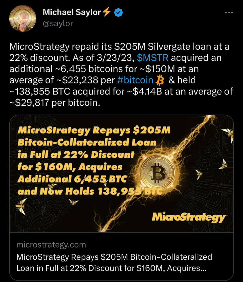 MicroStrategy acquired 6,455 Bitcoins for approximately | Berit on ...